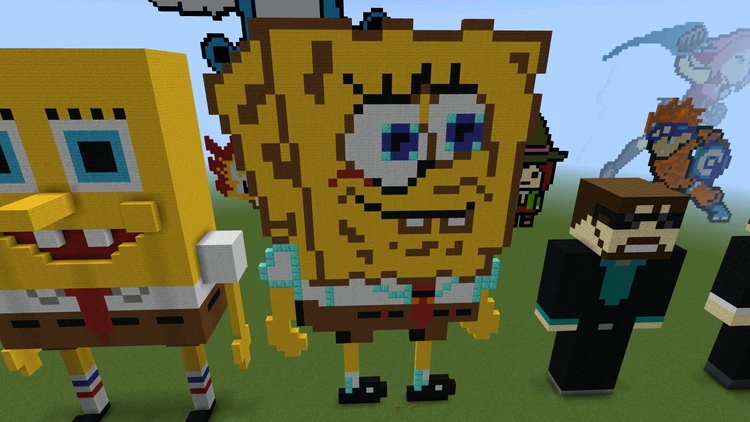 SpongeBob SquarePants (Pixel Art) - SpongeBob SquarePants "Help Wanted ...